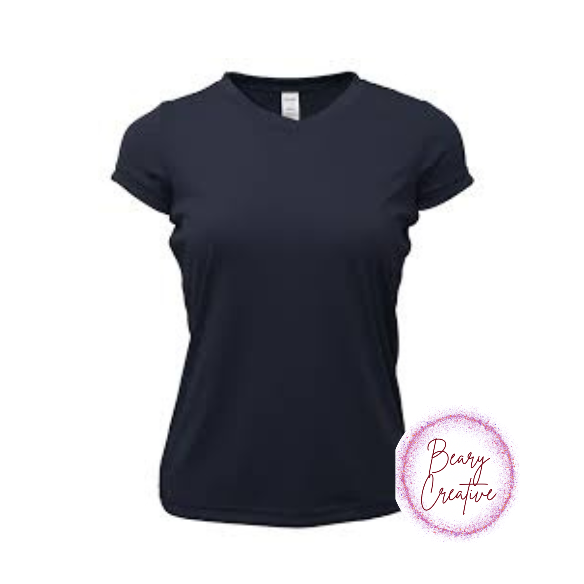 Navy - BAW Dri-Fit Women's – Beary Creative Prints